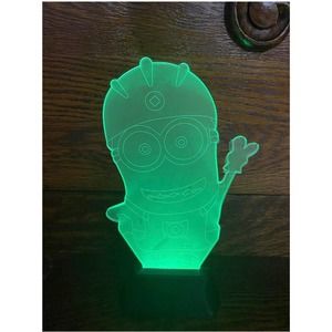 Minions | Accents | 7 Color Changing 3d Despicable Me Minion Night ...